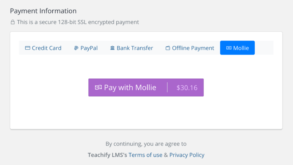 Mollie Payment Gateway - Themeqx